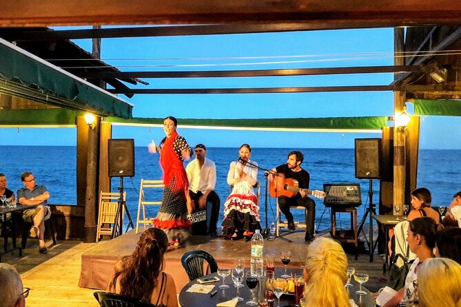 Flamenco evening and barbecue by the sea at the Blue Dolphin Beach Club - Key Points