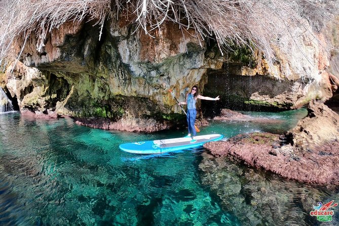 Paddle Surf Route Cliffs Nerja and Cascada de Maro + Snorkel - Key Points