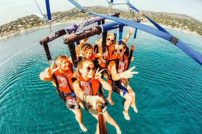 Parasailing flight two people, in Mandelieu-Cannes - Key Points