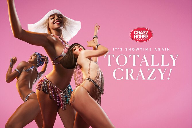 Paris Crazy Horse Cabaret Show with Beverages including Champagne - Key Points
