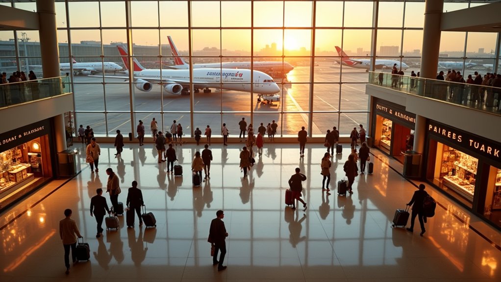 record international visitor spending