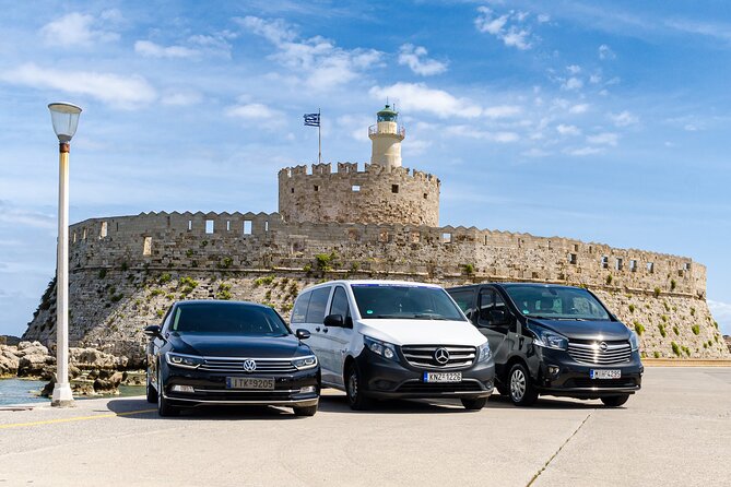 Rhodes Airport Transfer to Rhodes Town city or Faliraki (ONE WAY - Key Points