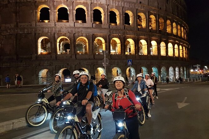 Rome by Night eBike Tour with Pizza Option - Key Points