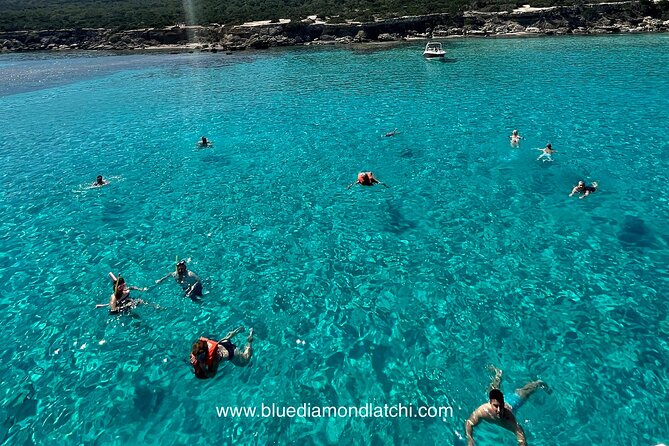 Blue Lagoon trip with slide & music departing from Latchi harbour - Overview of the Experience