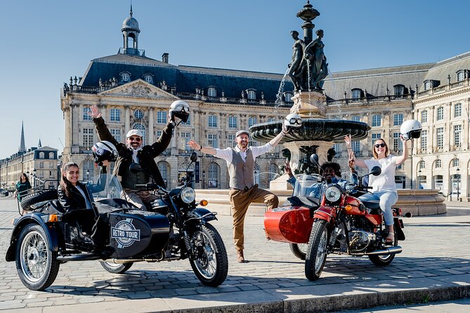 Bordeaux in 3 hours with tastings, in a private sidecar - A Breakdown of the Itinerary