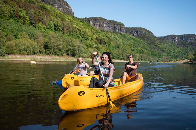 Canoeing on the Elbe river Dín to Schmilka - Overview of the Canoeing Experience