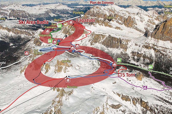 Dolomiti Ski Tour: Super 8 Lagazuoi and 5 Torri from Cortina d'Ampezzo - An In-Depth Look at the Dolomiti Ski Tour
