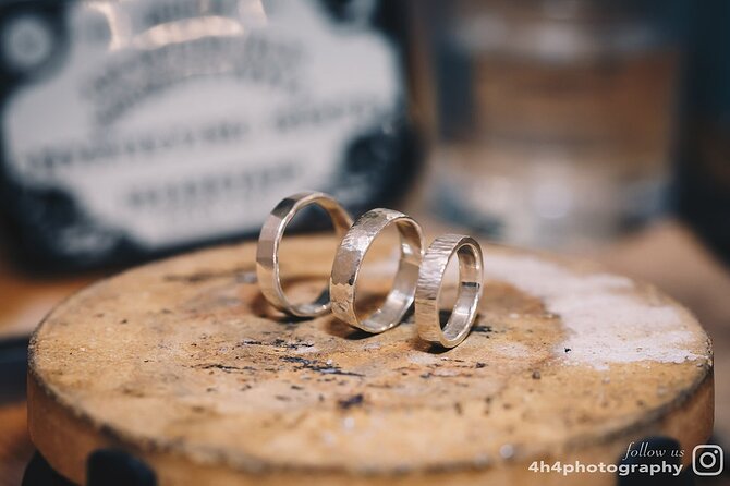 Dublin Jewellery Forge a Hammered Silver ring:Georges Street - What to Expect from the Dublin Jewellery Forge Experience