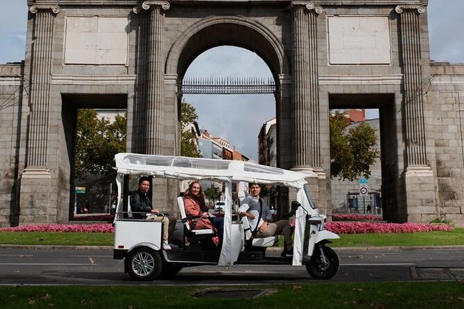 "Exclusive Panoramic Views of Madrid in Tuk Tuk with pickup" - Detailed Breakdown of the Itinerary