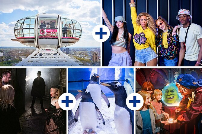 Five attraction pass including Madame Tussauds & The London Eye - The Attractions: What to Expect