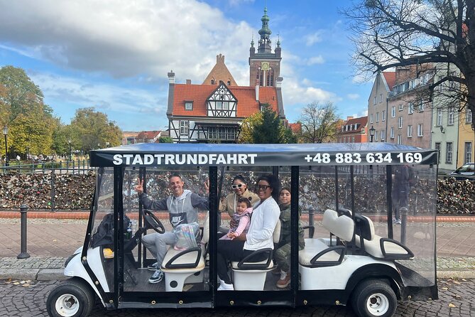 Gdansk: 2H City Sightseeing Tour LIVE GUIDED by Buggy/Golf cart - Detailed Breakdown of the Itinerary