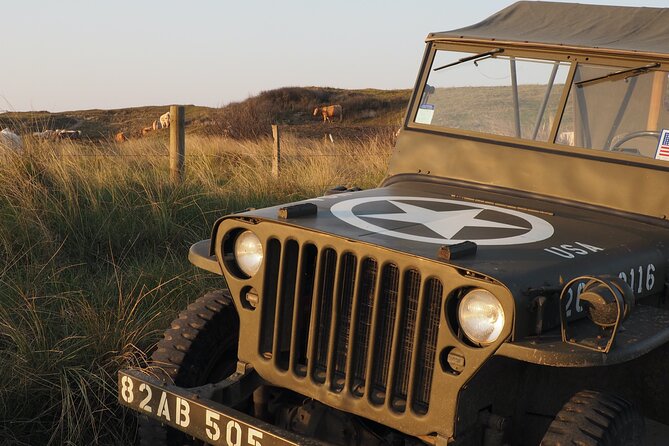 Guided tour from Utah Beach to Omaha Beach with Jeep immersion - A detailed look at the Normandy D-Day experience