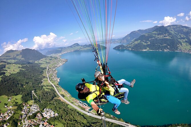 Luzern / Lucerne Professional Paragliding Tandem Flights - What Is Included and What Is Not