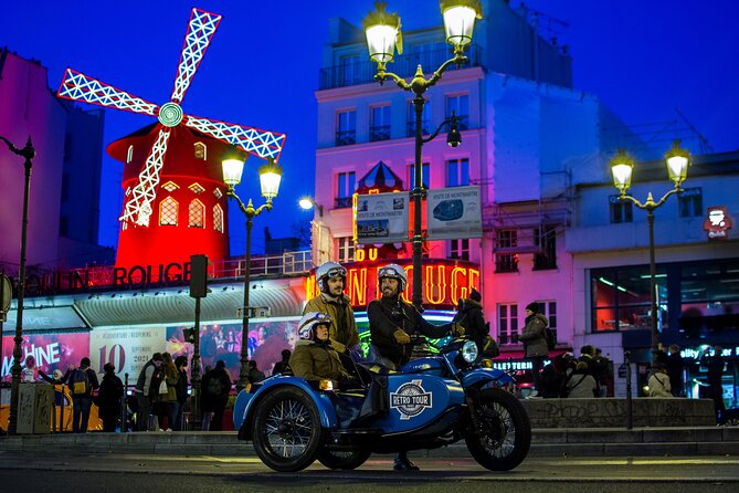 Paris Vintage Tour by Night on a Sidecar with Champagne - A Unique Way to Experience Paris by Night