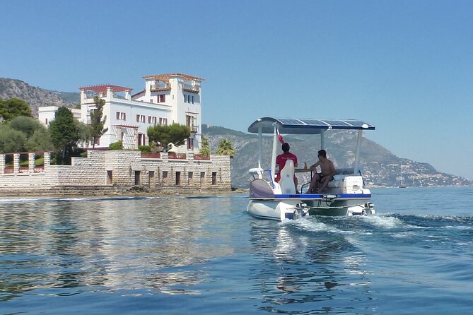 Private Cruise Near Nice and Monaco with Solar Powered Boat - An Authentic Coastal Experience