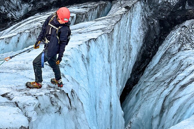 Private Extreme Encounter w/ ropes on Sólheimajökull Glacier - The True Value of the Private Glacier Experience