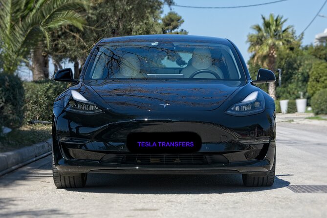 Private Transfer from Athens Airport to Athens City with Tesla - Key Points