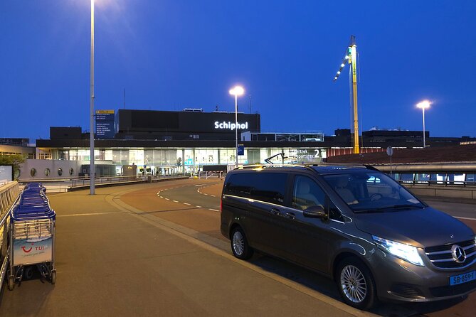 Private transfer from Schiphol airport to The Hague or Delft - Included amenities and service details