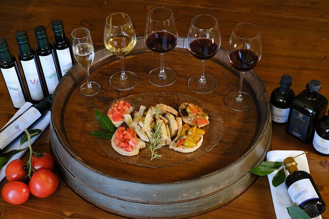 Private wine, Extra Virgin Olive Oils & Cheese Tasting - Key Points