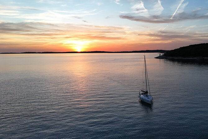 Pula: Private Golden Hour Sail - Dolphins, Drinks & Brijuni Views - An Intimate, Romantic Escape from the Crowds