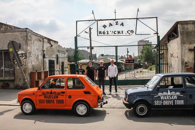 Retro Fiat Self-Drive Undisovered Tour in Warsaw - An Engaging Look at Warsaw in a Classic Fiat
