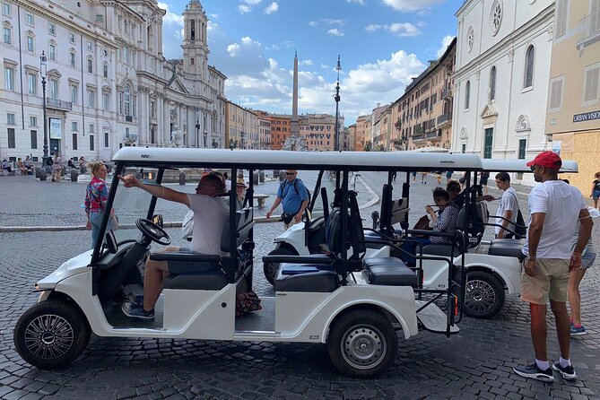 Rome by Golf Cart & Food Tasting - Key Points