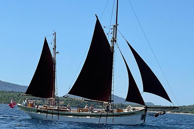 Sailing day trip on Tall Ship Andrea Jensen with Lunch and Wine - Discovering Alghero’s Coast from a Vintage Tall Ship
