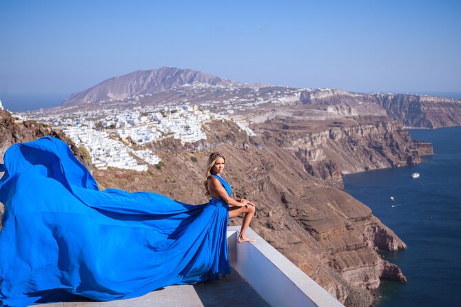 Santorini Flying Dress Photo Session Experience - What to Expect During Your Santorini Flying Dress Photoshoot