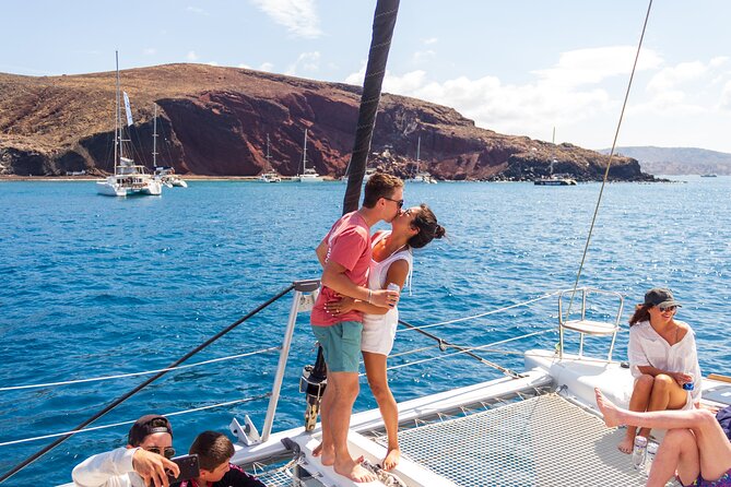 Santorini Sailing Sunset Catamaran Cruise w/ Greek BBQ @Thirasia - An In-Depth Look at the Santorini Sunset Catamaran Experience