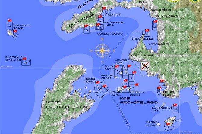 Scuba Diving in Kas for Certified Divers incl. All Equipments - Key Points