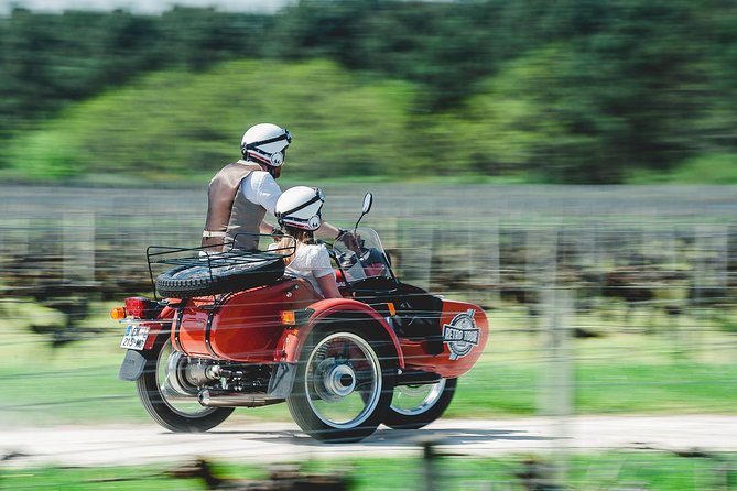 The Médoc in a sidecar, magic! - An Unusual Drive through Médocs Vineyards