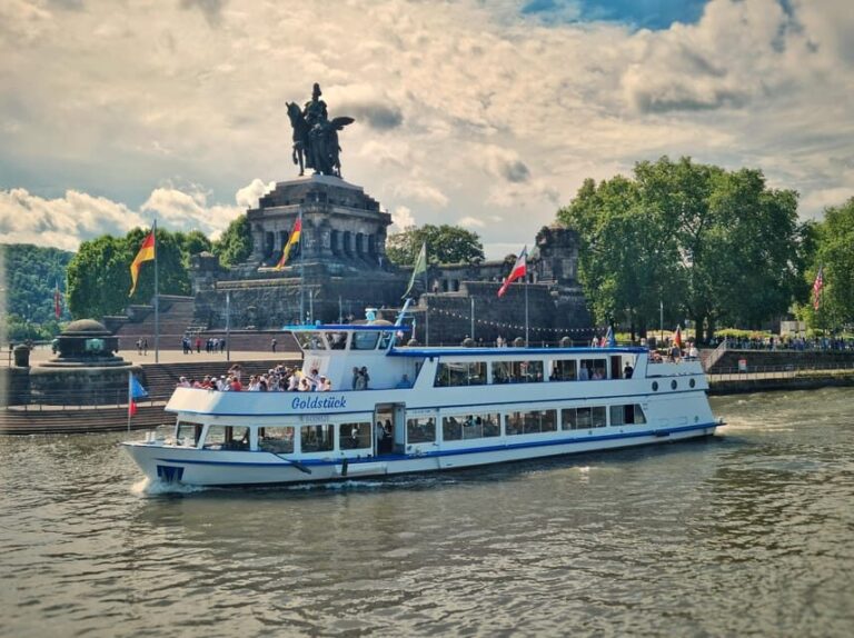 2-River Day-trip by boat from Koblenz to Alken - The Value of the Experience