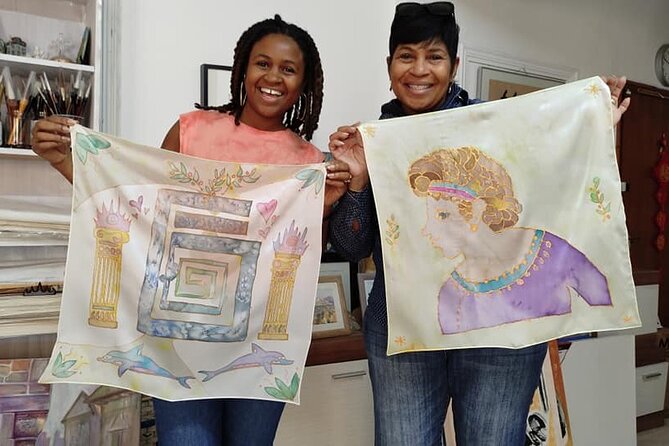 Art workshop-- Create your own greek silk scarf in Athens ! - Frequently Asked Questions