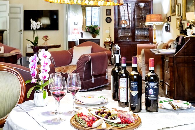 Brunello di Montalcino Wine Tasting with Tuscan appetizer in ancient residence - Authenticity and Value