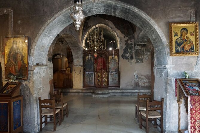 Guided Day Tour in Lasithi Plateau, Greek theme park and Villages - Krasi Village – The Old Plane Tree and Local Flavors