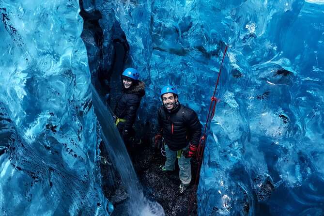 Ice Cave and Glacier walk into blue glacier canyon - Exploring Vatnajökull National Park and Beyond