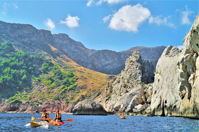 Kayak Secret Beach - The Scenic Return and Cliffs of Cavall Bernat