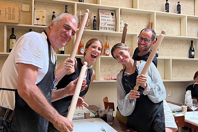 Kitchen of Mamma: Pasta Cooking Class with market visit in Rome - The Lunch and Local Wines