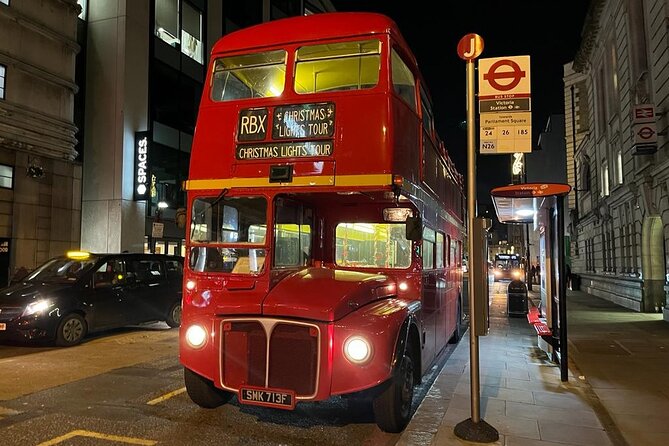 London Christmas Lights Tour by Vintage Double-Decker Bus - The Weather and Comfort Factor