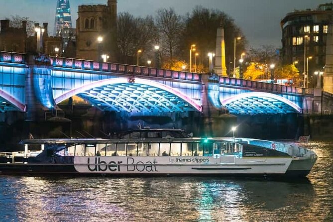 London Roundtrip Thames Cruise Uber Boat by Thames Clippers - The onboard experience