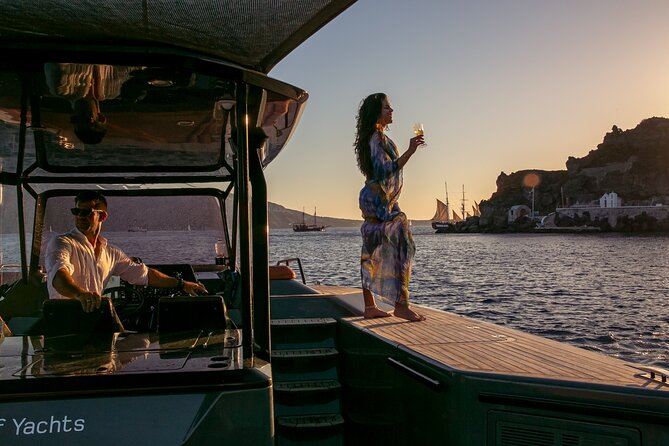 Luxury Private Power Catamaran Tour in Santorini - What’s on Offer: Included and Not