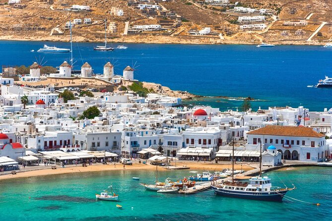 Mykonos Private Island Tour with Transfers and Greek Meal - Transportation and Duration