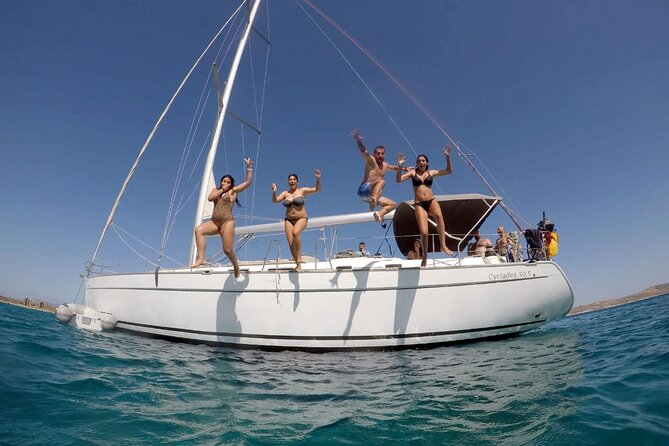 Private sailing cruise to Delos & Rhenia with Lunch & Transfer - Delicious Mykonian Lunch & Refreshing Drinks
