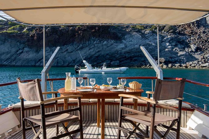 Santorini Caldera Sunset Traditional Cruise with Meal and Drinks - The Price and Value for Money