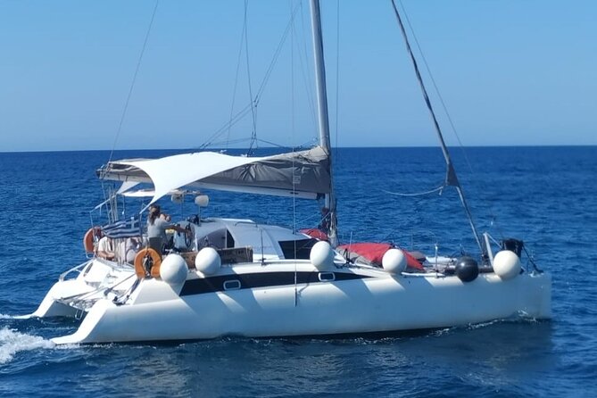 Santorini Catamaran Cruise  5-Hour Private Sailing Experience - The Good, the Great, and the Not-So-Great