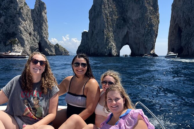 Sorrento Private Boat Tour at Sunset with Prosecco - What to Expect During the Two Stops