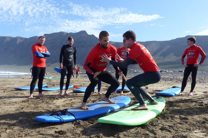 Surf class in Famara 9:15-12:00 or 11:45-14:30 (2h class) - Authentic Feedback from Participants