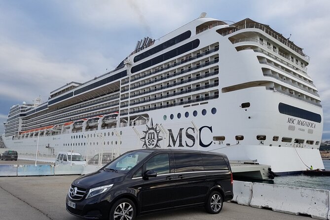 Transfers to and from ports of Chioggia or Trieste or Ravenna - The Value of the Service
