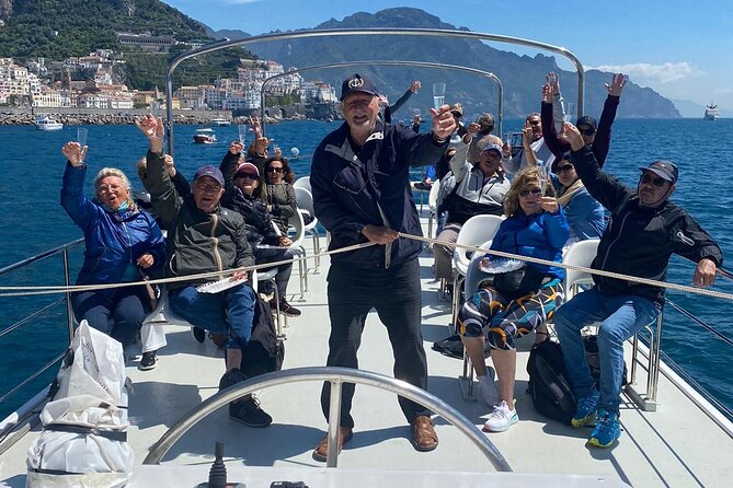 Amalfi Coast by boat with aperitif, lunch and sea breaks - The Sum Up