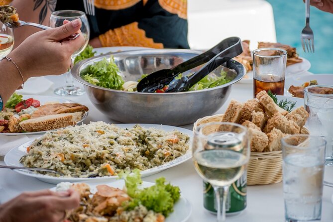 Athens Semi private Morning Catamaran cruise with meal & drinks - Food and Drinks: A Highlight